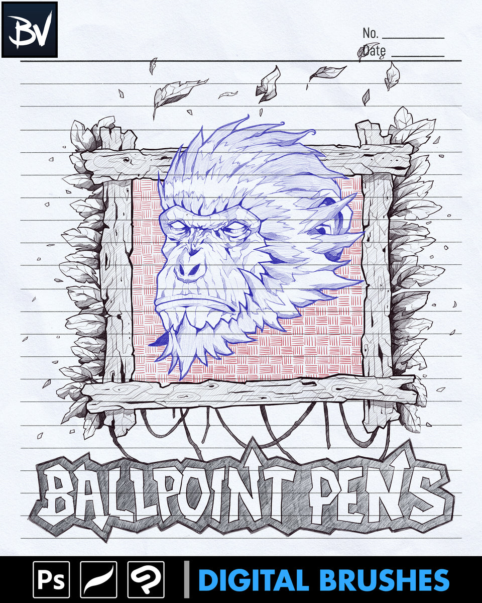 Ballpoint Pens | Digital Brushes – Brush Volt