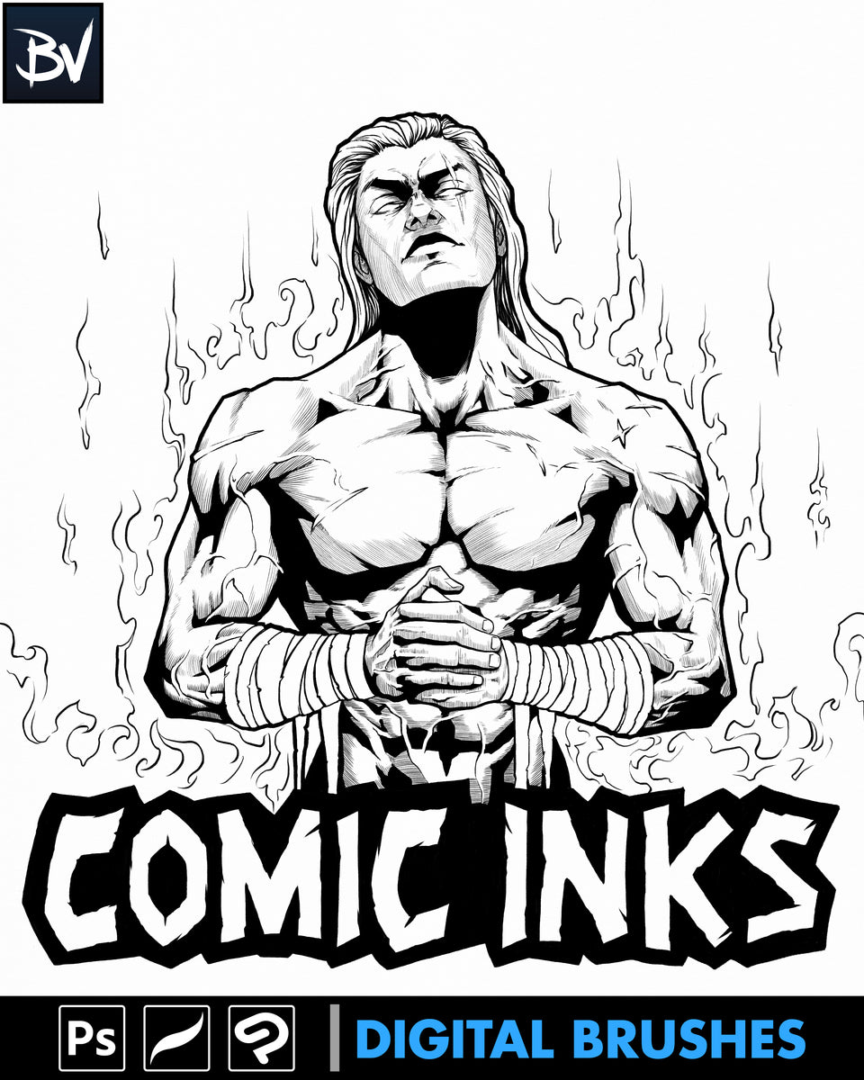 Comic Inks | Digital Brushes – Brush Volt