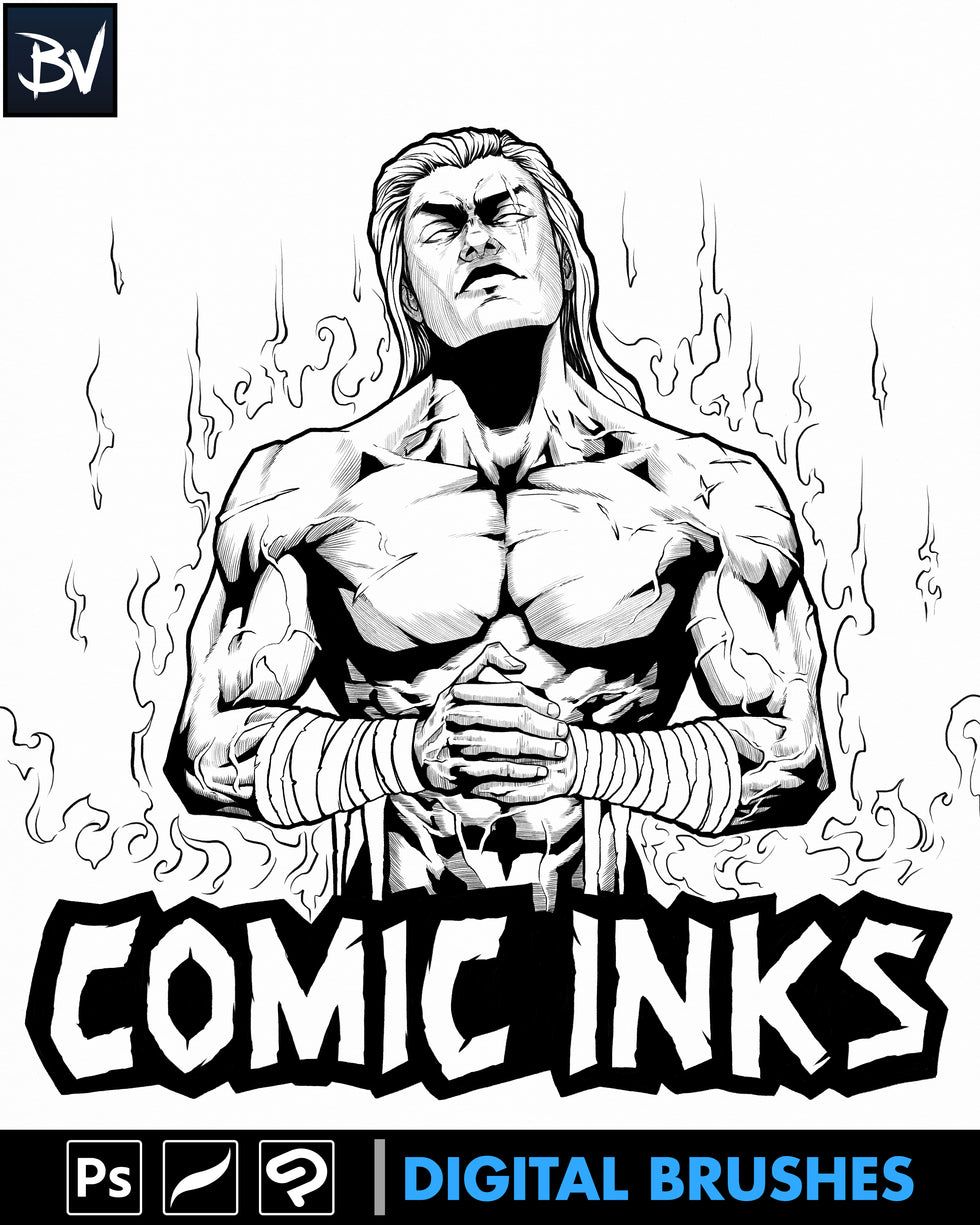 Comic Inks | Digital Brushes – Brush Volt